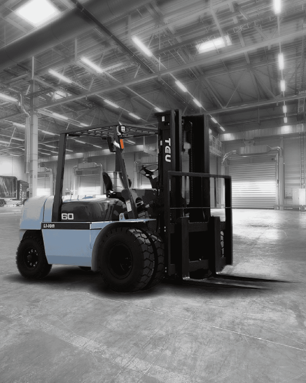 Montacargas Eléctrico Litio TEU 4.5 - 6 TON | JGC Importadores